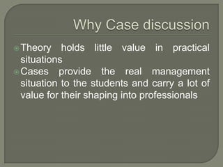Case discussion method | PPTX