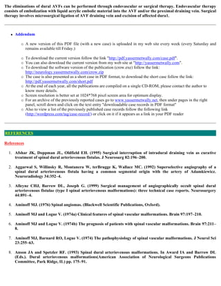 Case record...Spinal dural arteriovenous fistula with congestive ...
