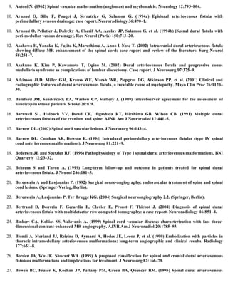 Case record...Spinal dural arteriovenous fistula with congestive ...