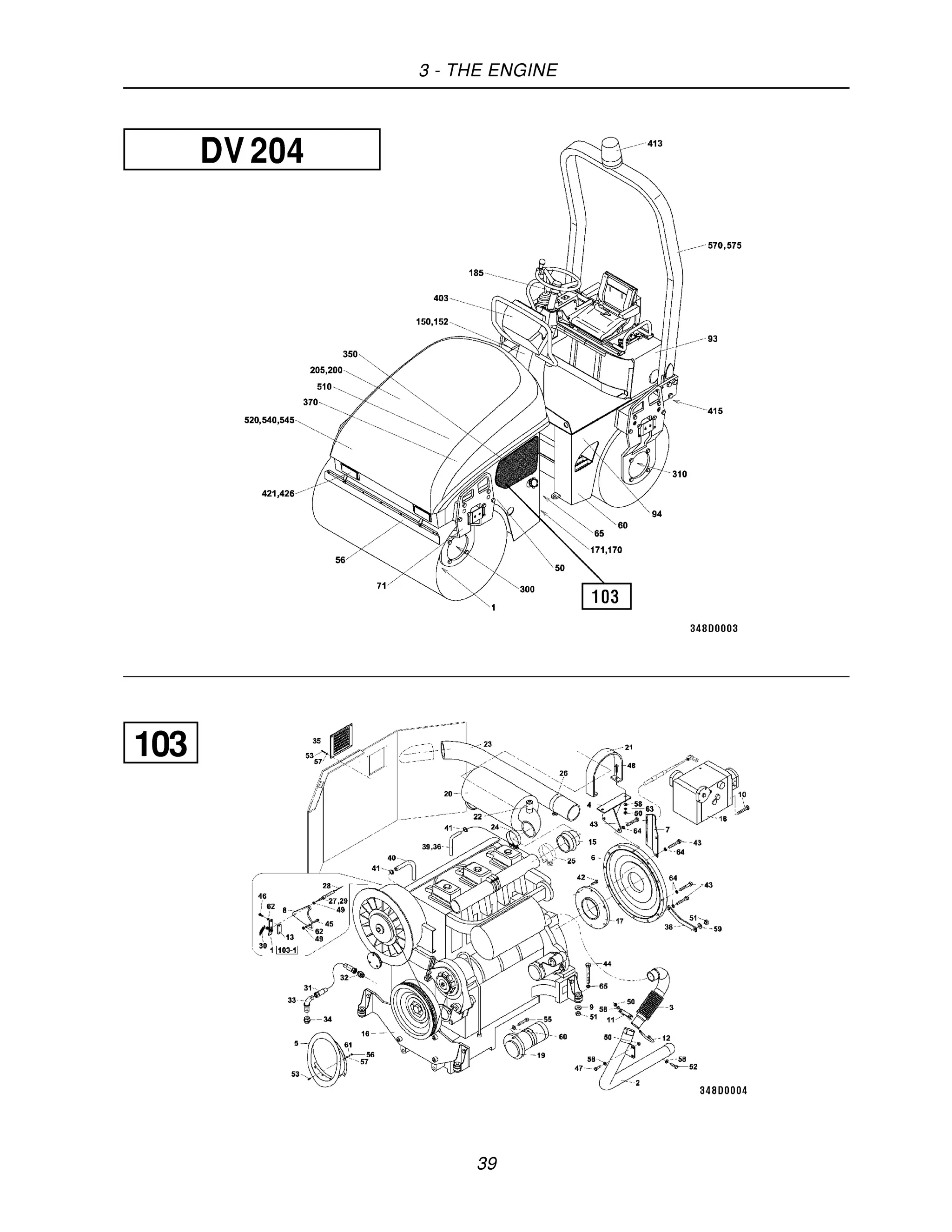 Case dv204 vibratory roller service repair manual | PDF