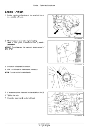 Case dv45 tier 4 a (interim) vibratory roller service repair manual | PDF
