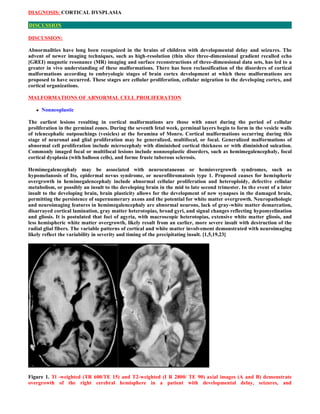 Case record...Cortical dysplasia | PDF | Brain and Nervous System ...