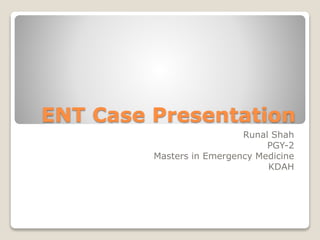 ENT case | PPTX