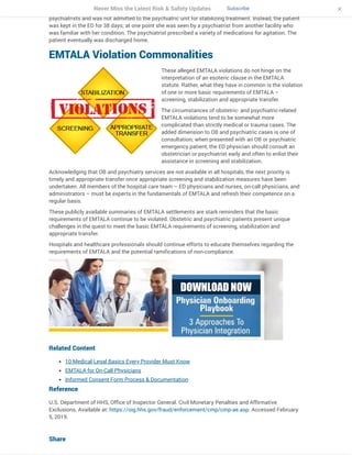 Case examples of emtala violations | PDF