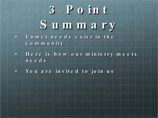 Case For A Ministry | PPT