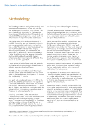 Making the case for cardiac rehabilitation: modelling potential impact ...