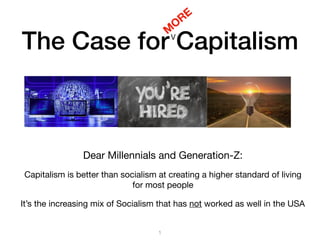 Case for More Capitalism | PPT