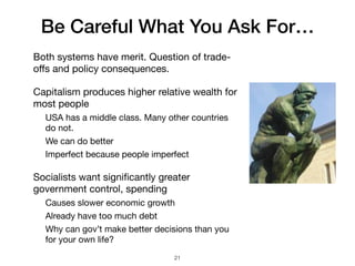 Case for More Capitalism | PPT