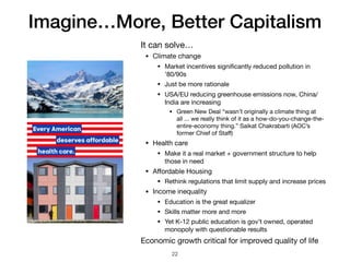 Case for More Capitalism | PPT