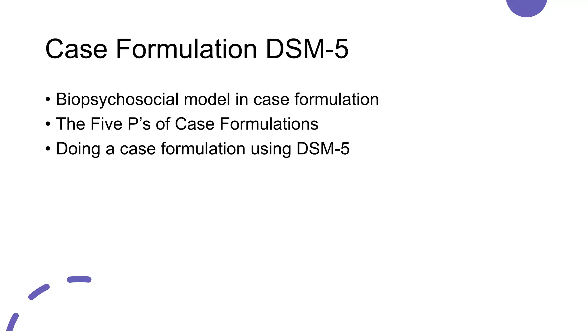 Case formulation | PPTX