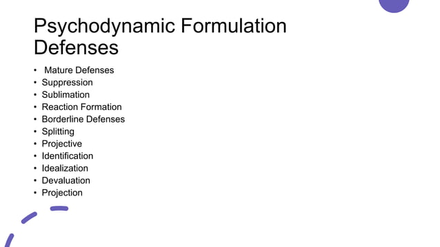 Case formulation | PPTX | Mental Health | Diseases and Conditions