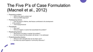 Case formulation | PPTX
