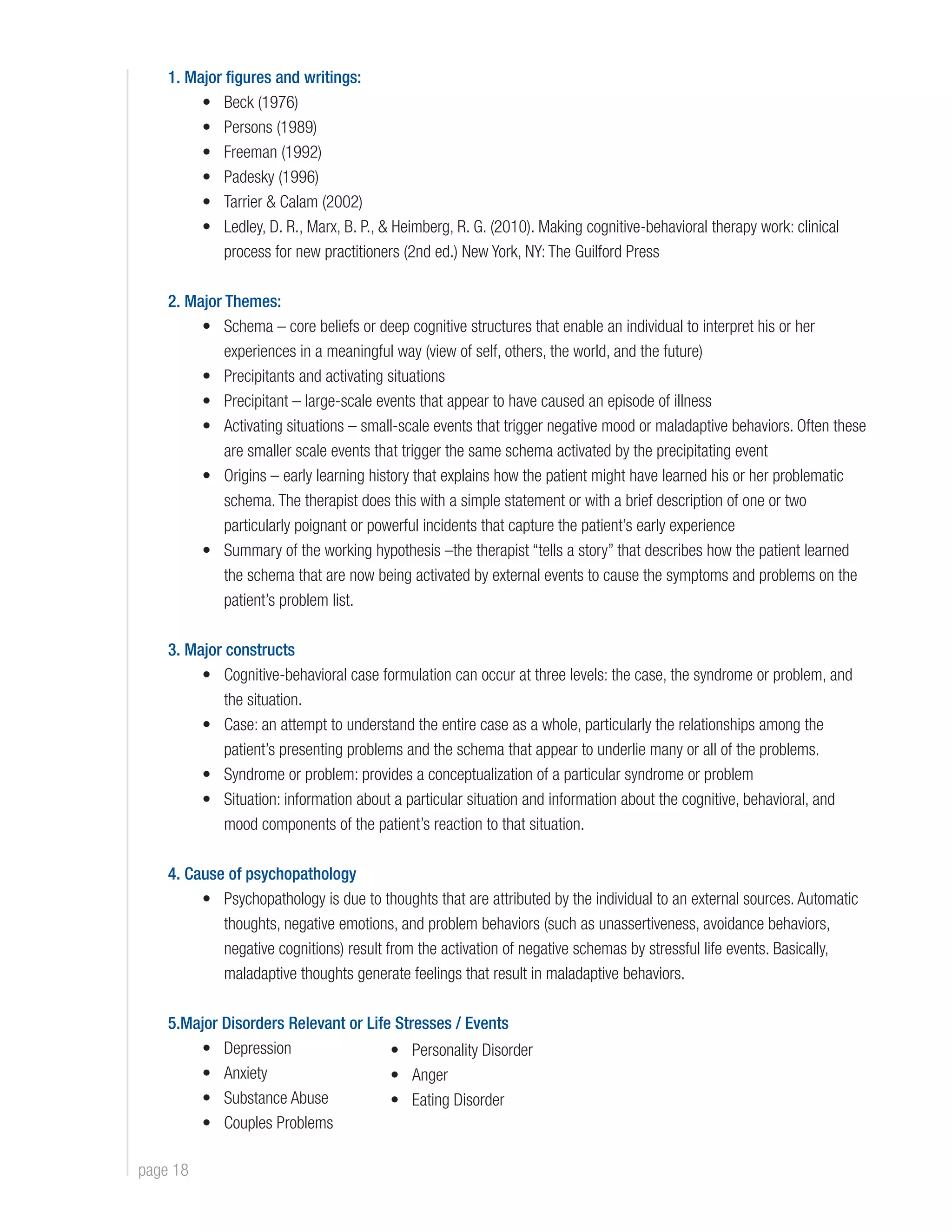 Clinical Psychology Case Formulation and Treatment Planning: A Primer | PDF