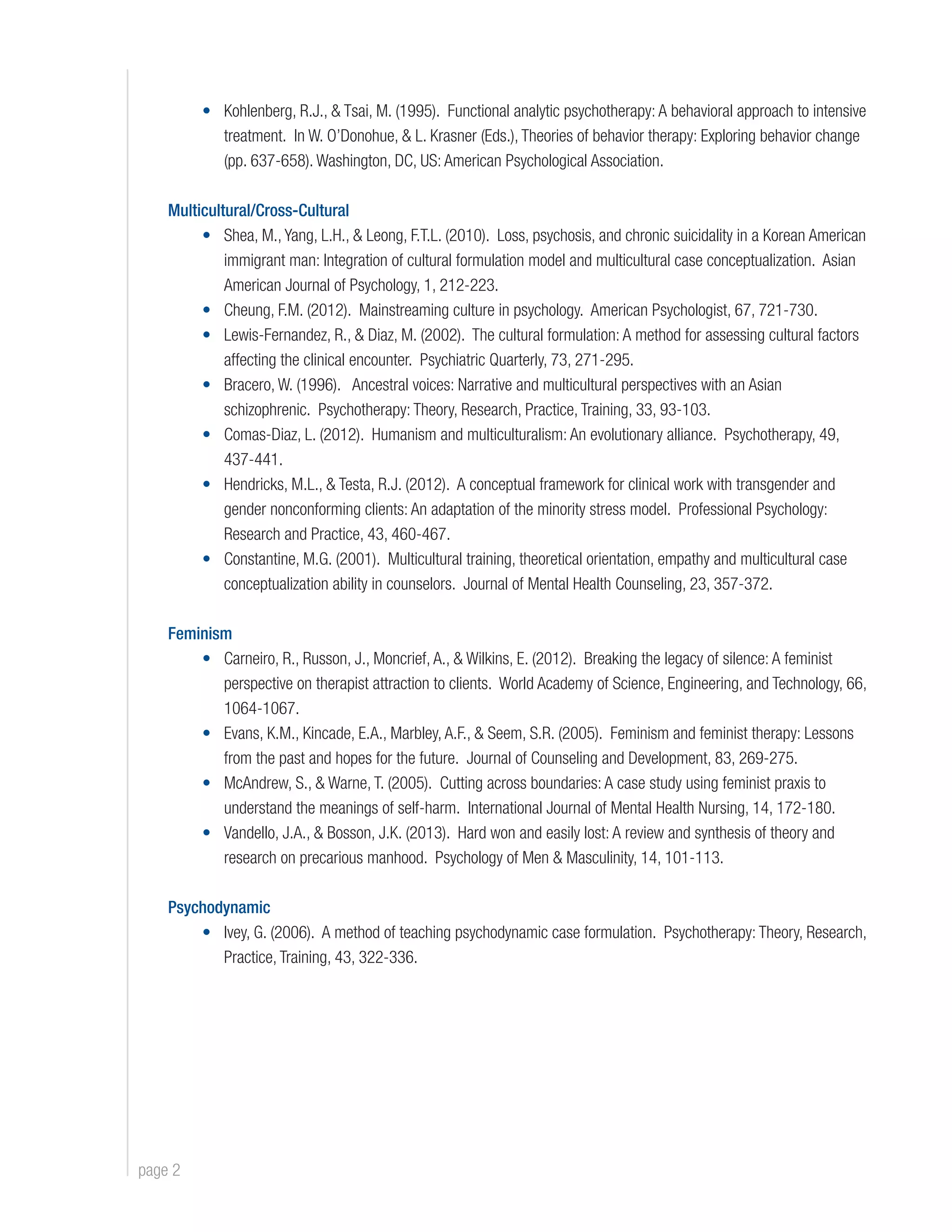Clinical Psychology Case Formulation and Treatment Planning: A Primer | PDF