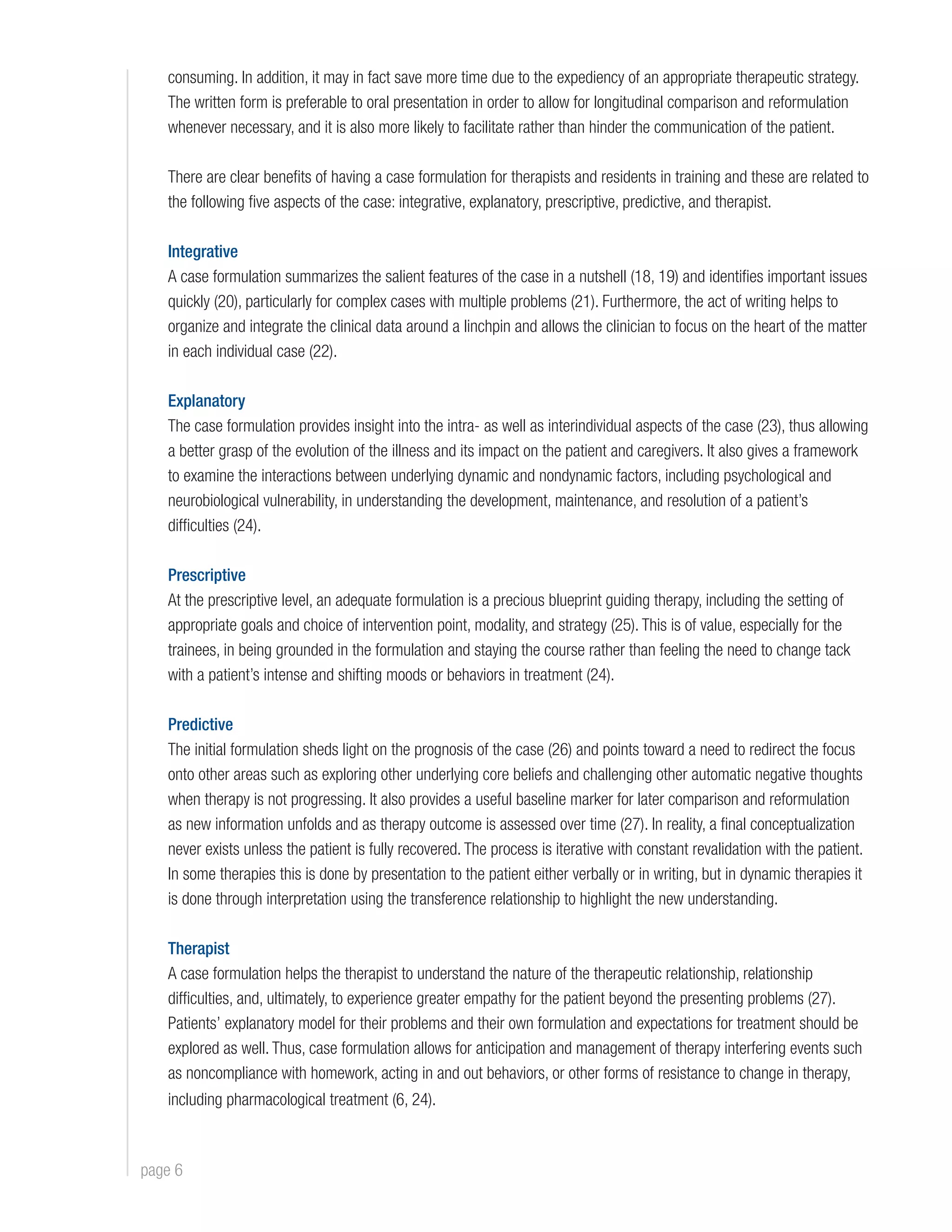 Clinical Psychology Case Formulation and Treatment Planning: A Primer | PDF