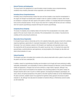 Clinical Psychology Case Formulation and Treatment Planning: A Primer | PDF