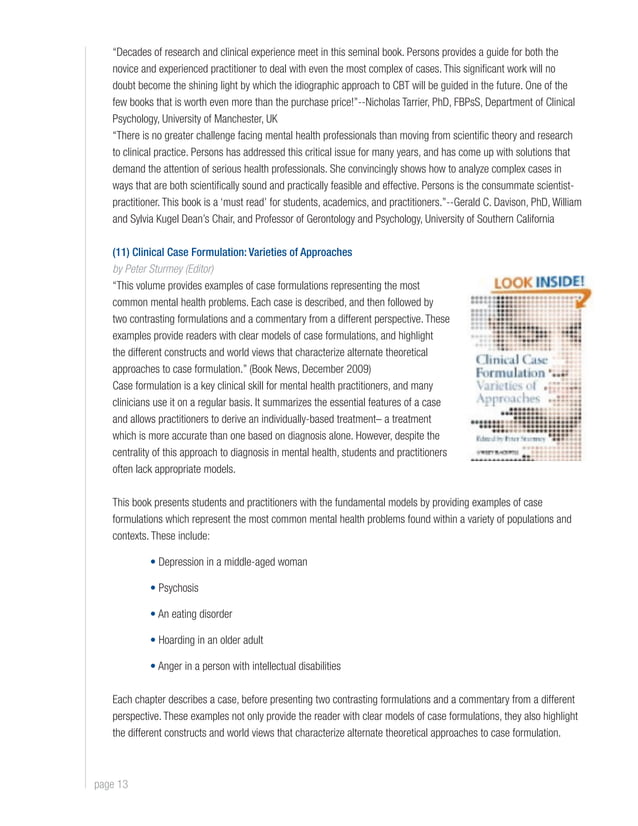 Clinical Psychology Case Formulation and Treatment Planning: A Primer | PDF