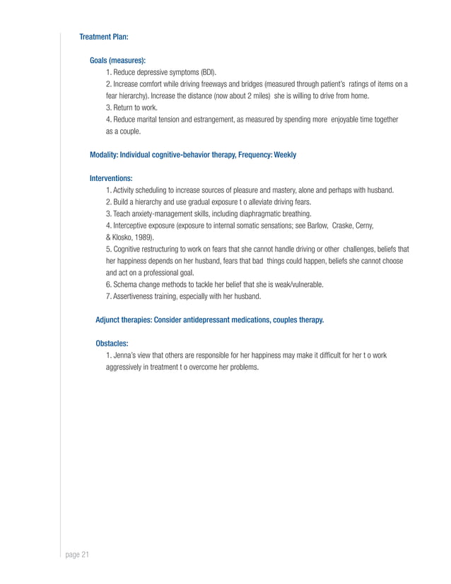 Clinical Psychology Case Formulation and Treatment Planning: A Primer | PDF