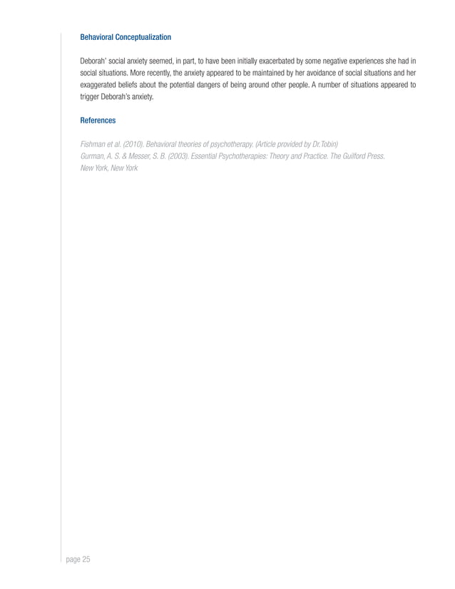 Clinical Psychology Case Formulation and Treatment Planning: A Primer | PDF