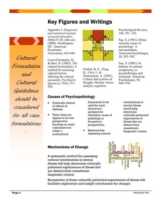 Clinical Psychology Case Formulation and Treatment Planning: A Primer | PDF