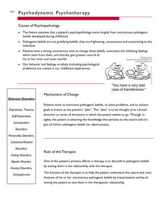 Clinical Psychology Case Formulation and Treatment Planning: A Primer | PDF