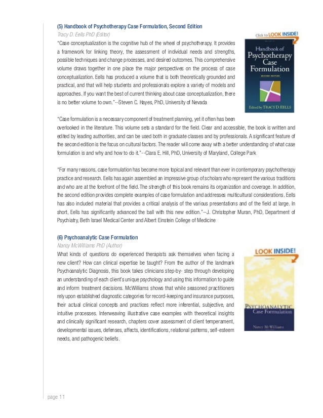 Clinical Psychology Case Formulation and Treatment Planning: A Primer