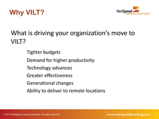 Trainers Matter: Making the Case for VILT | PPT