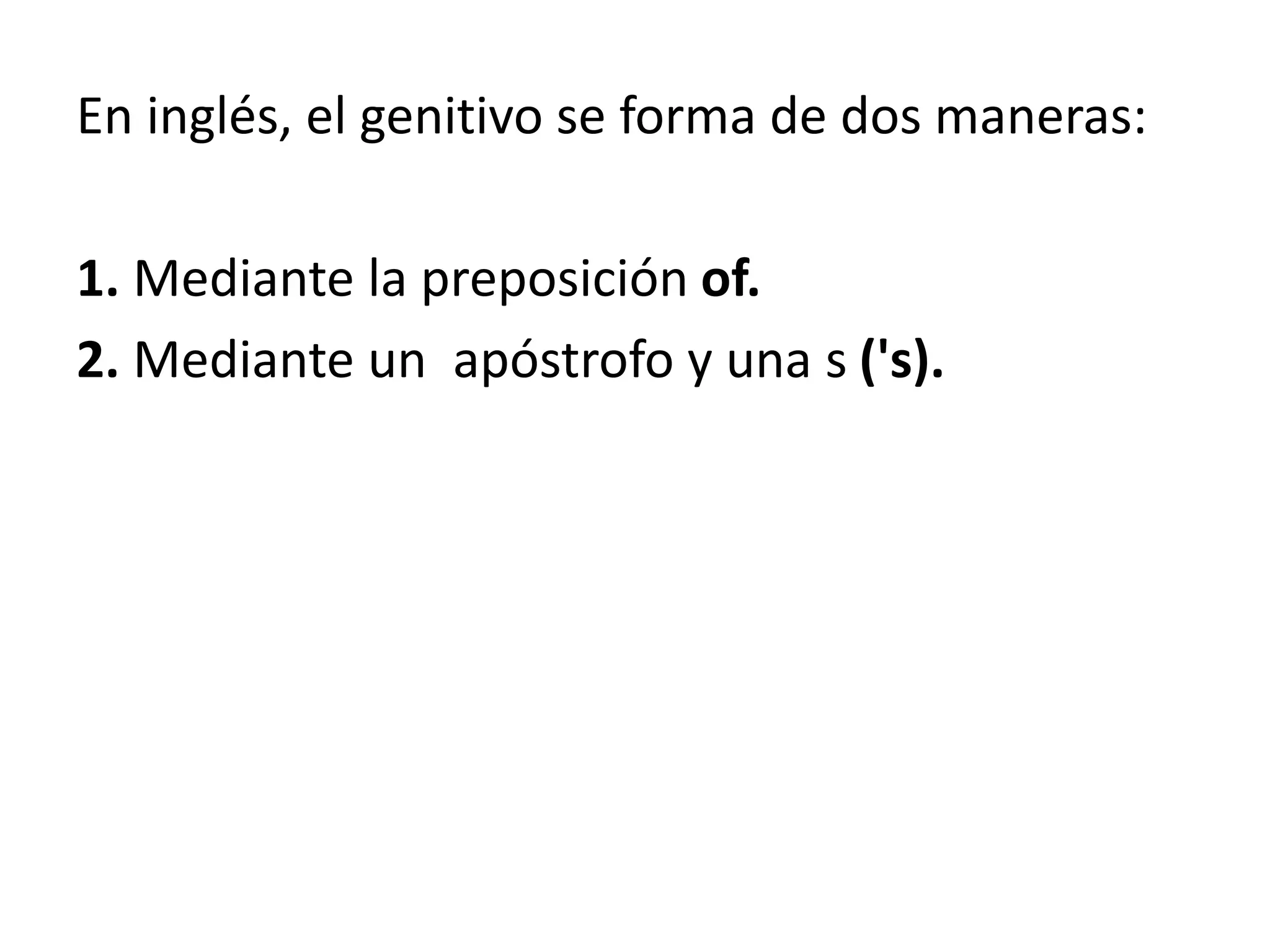 Case genitivo | PPTX