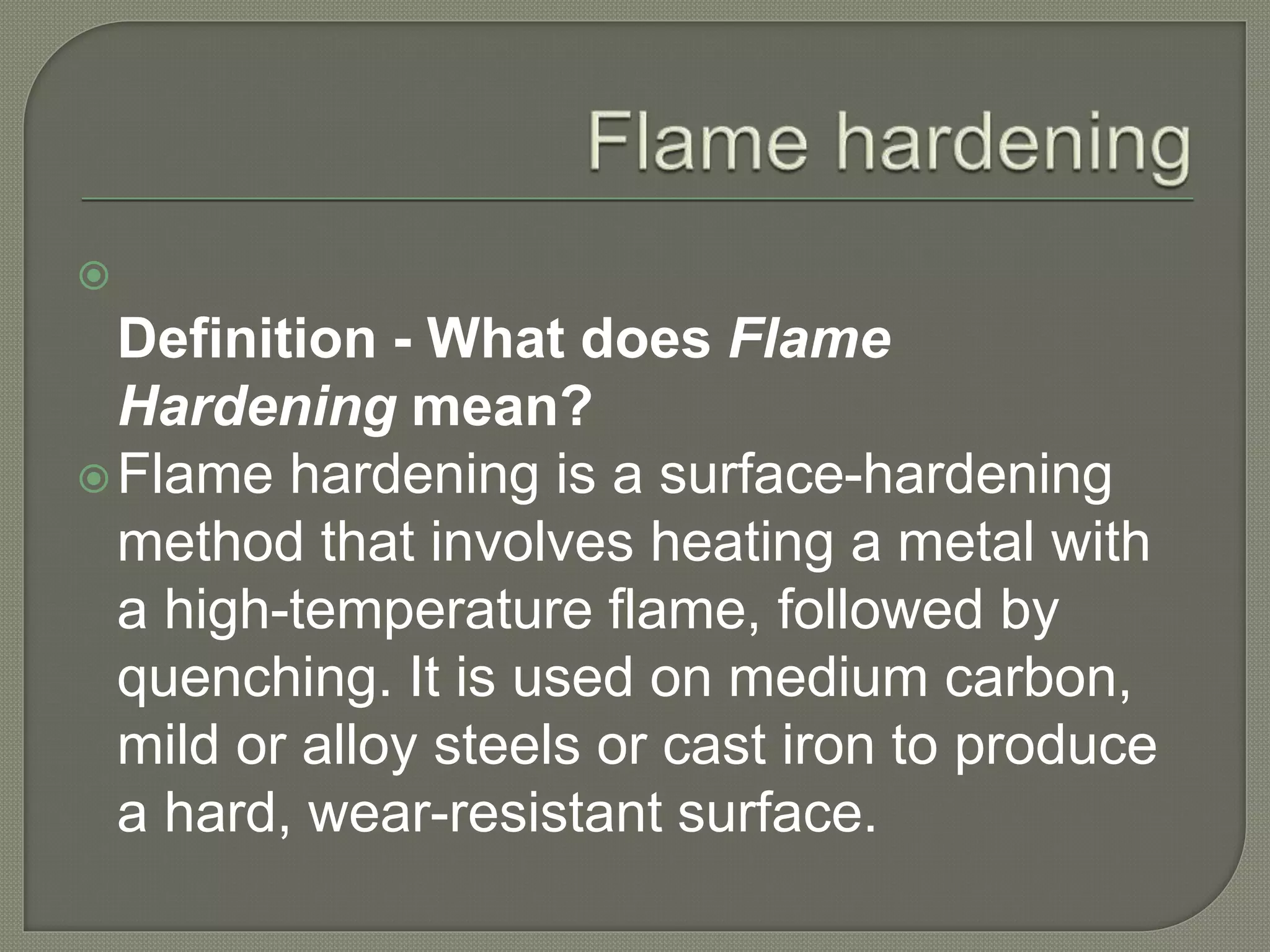 Case hardening | PPTX