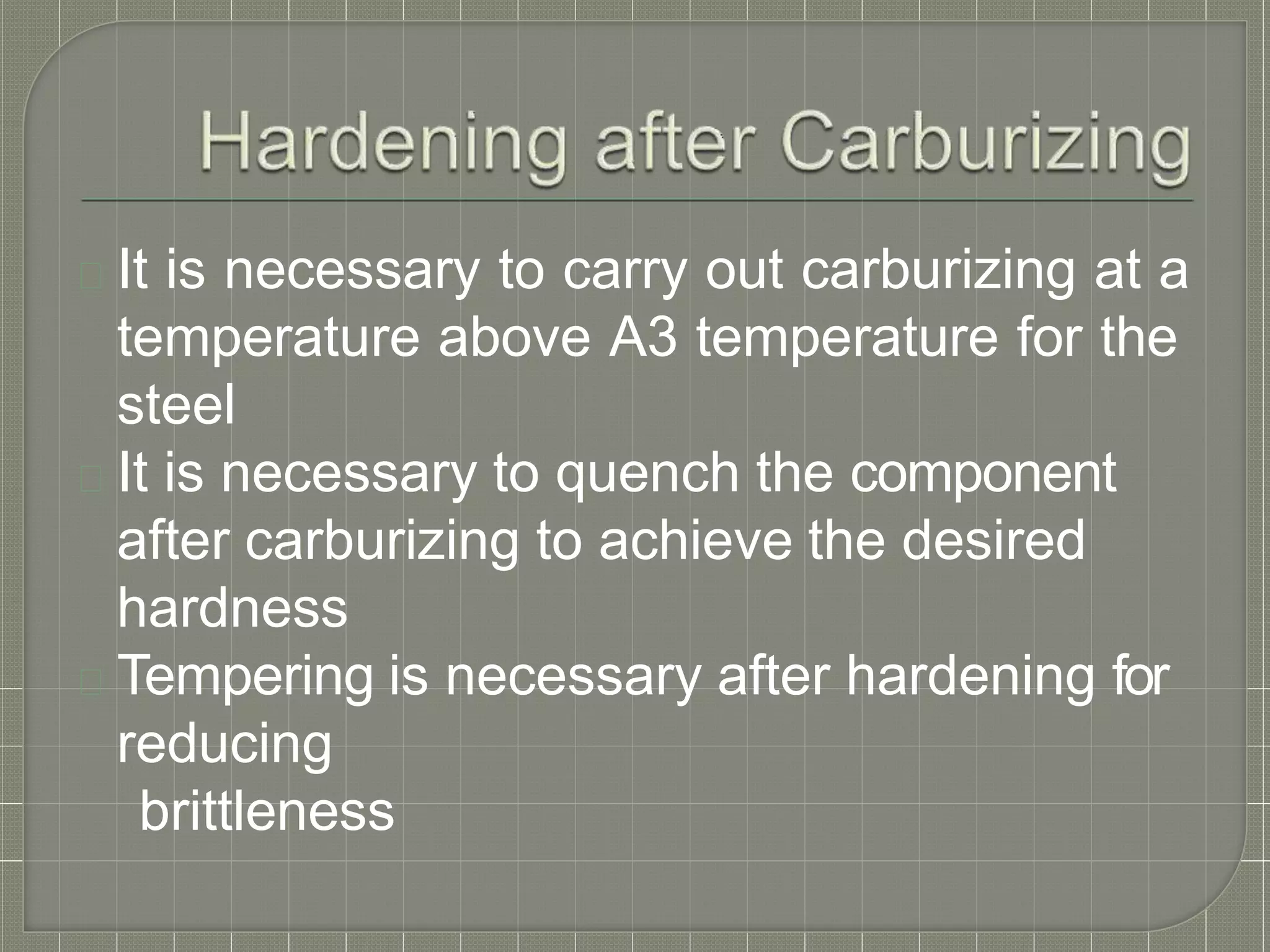 Case Hardening Ppt
