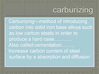Case hardening | PPT