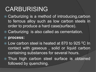 Case hardening | PPTX