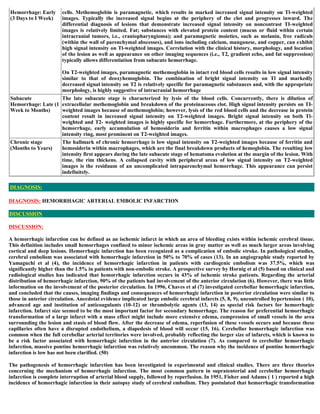 Case record...Arterial embolic hemorrhagic infarction | PDF