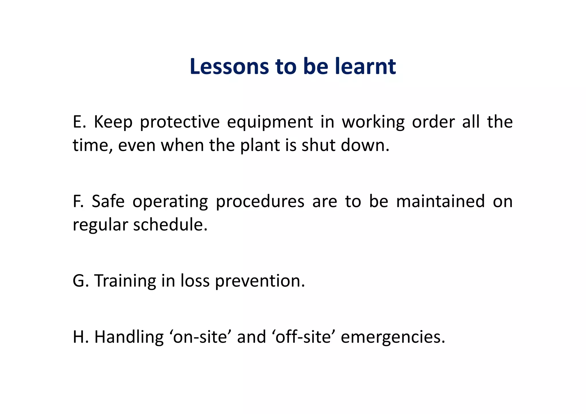 Safety and Environmental Management- Case Study | PPT