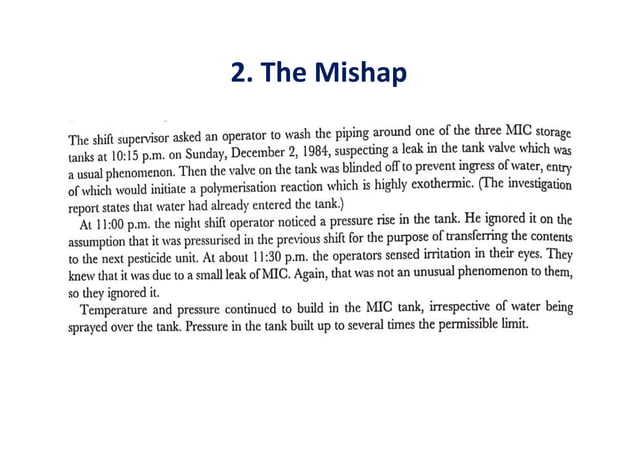 Safety and Environmental Management- Case Study | PPT