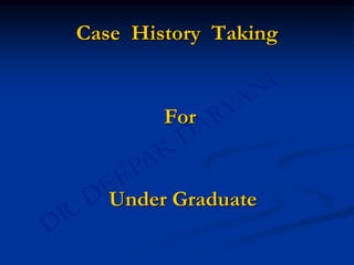 Case history | PPT