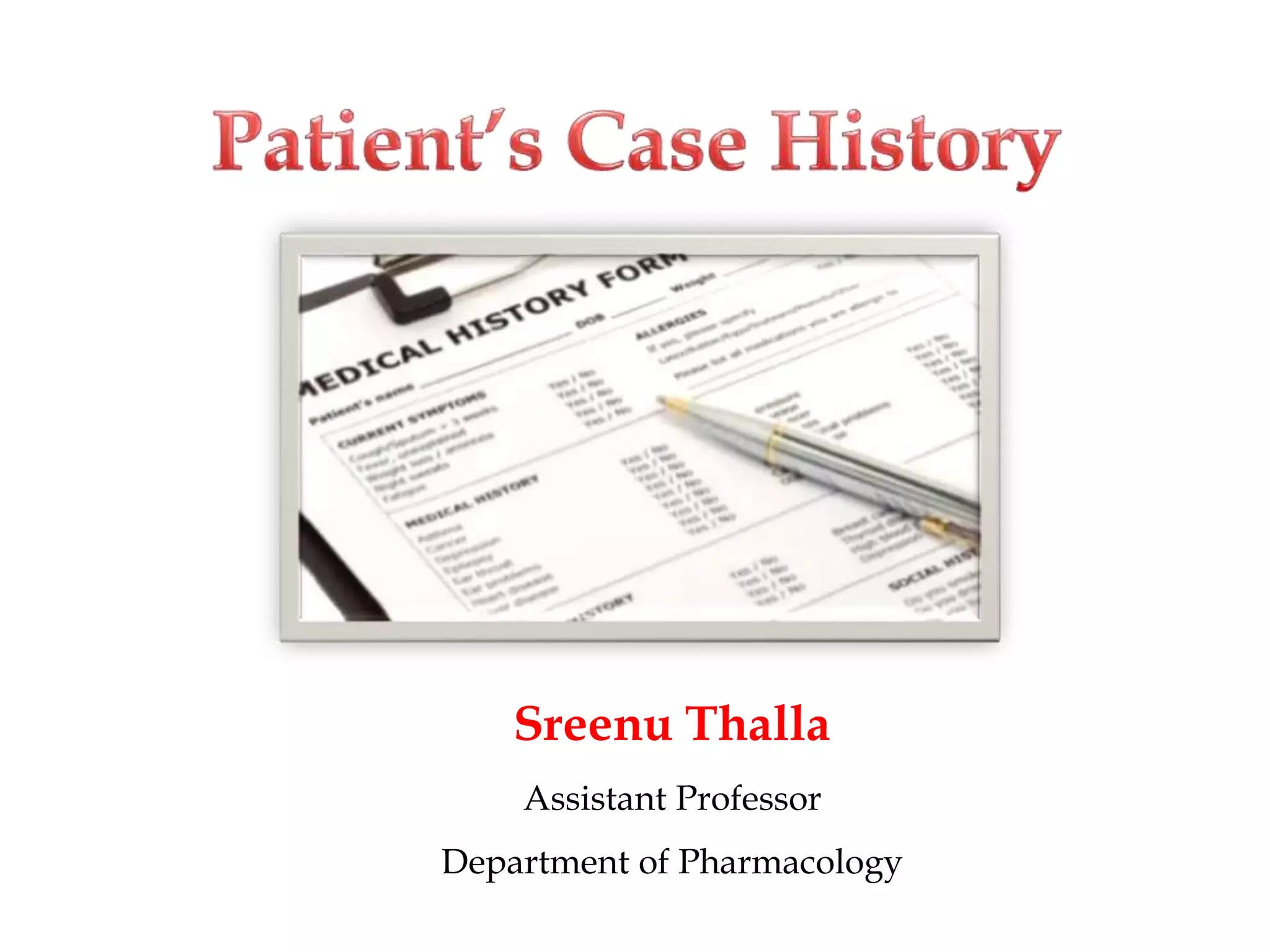 Case history | PDF