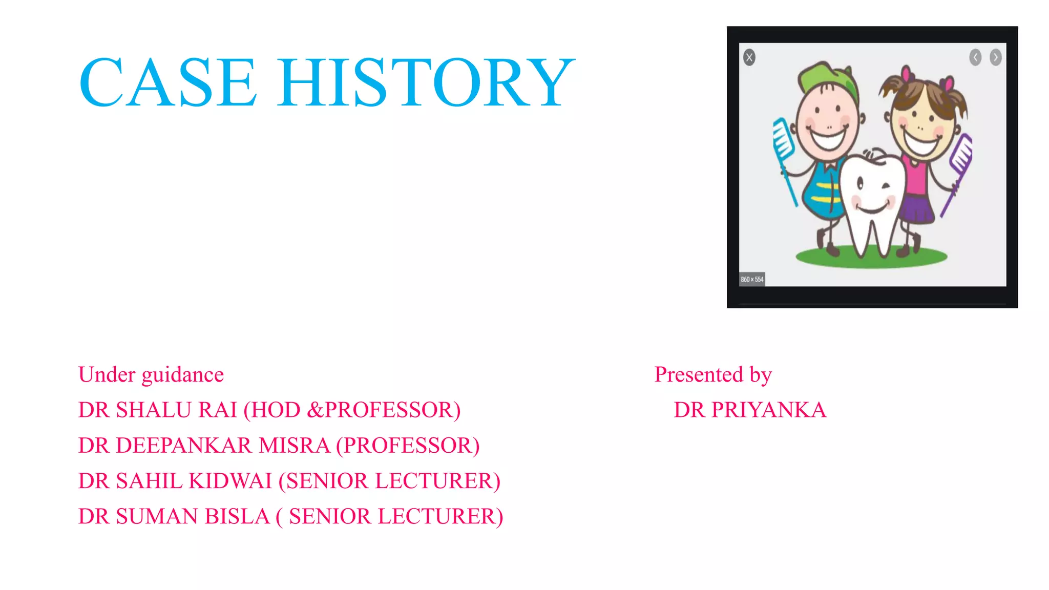 CASE HISTORY IN DETAIL | PPTX