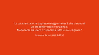 ArchiSMALL per 4HSE | Case History | PDF