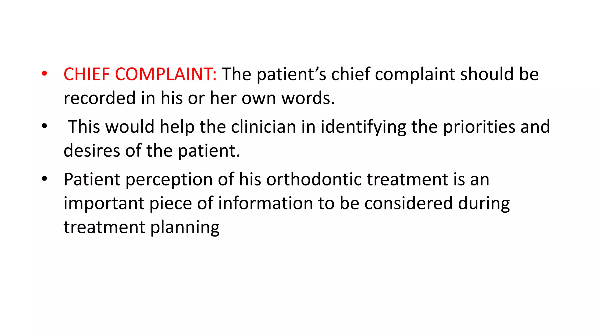 CASE HISTORY AND EXAMINATION IN ORTHODONTICS | PPTX