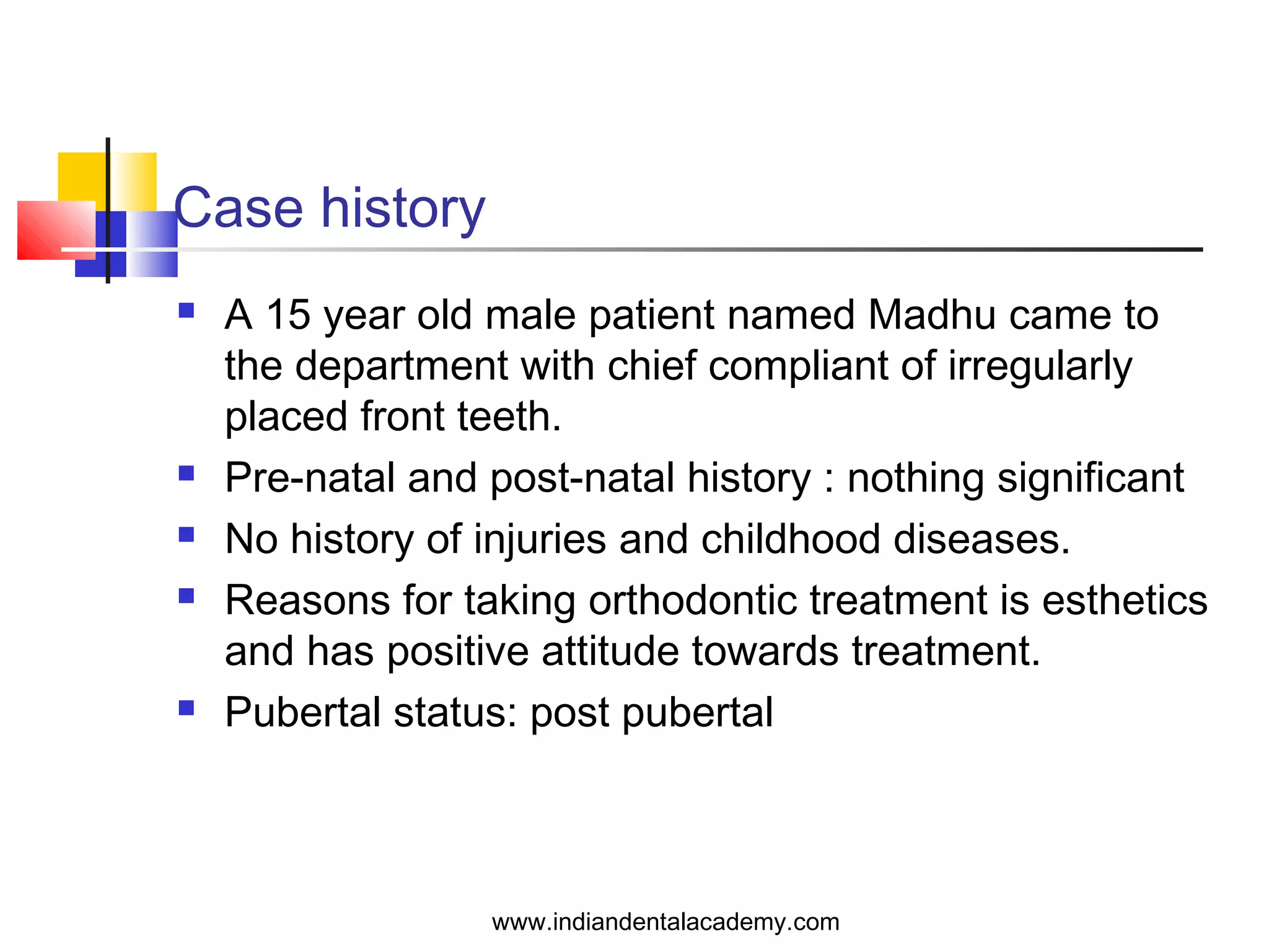 Case history | PPT