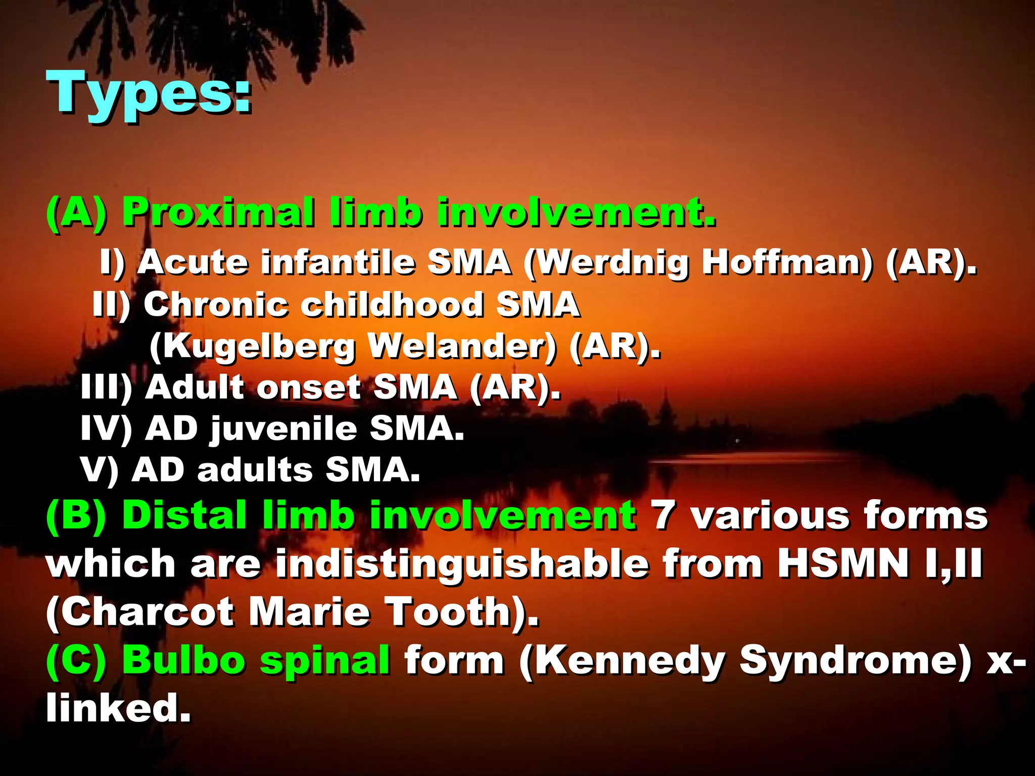 Case history of spinal muscular atrophy | PPT