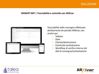 Dematerilizzazione di fatture e documenti per CIEB | ARXivar | PPT
