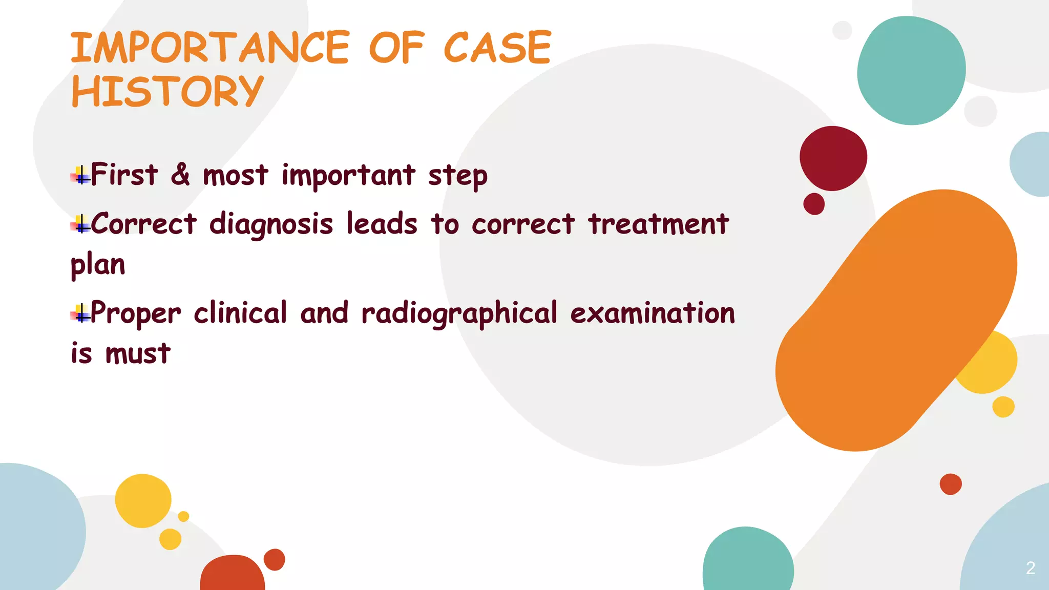 Periodontal Case History | PPT