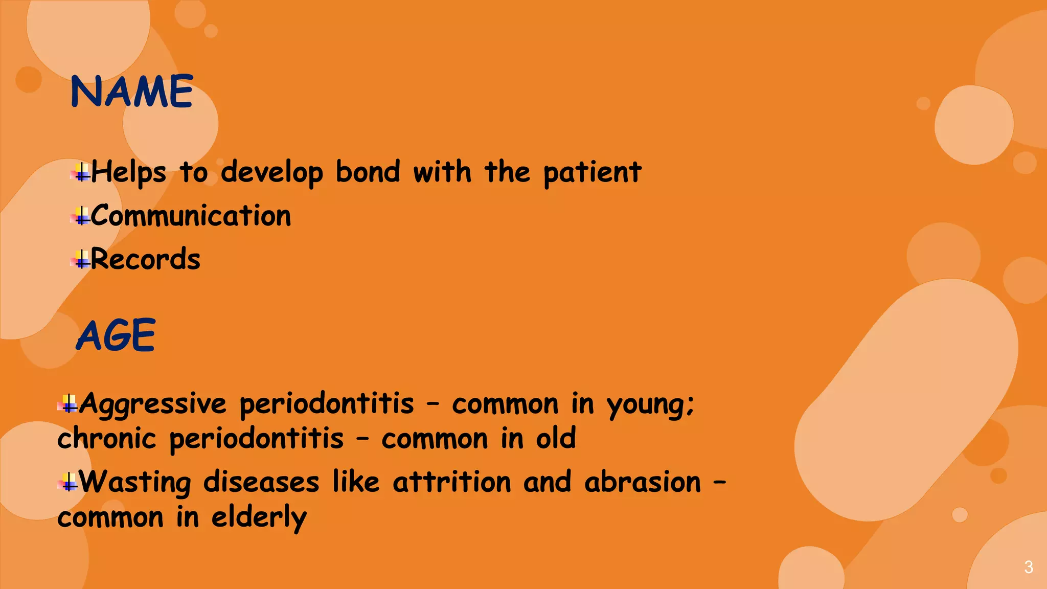 Periodontal Case History | PPTX