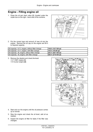 Case ih 7130 combine service repair manual | PDF