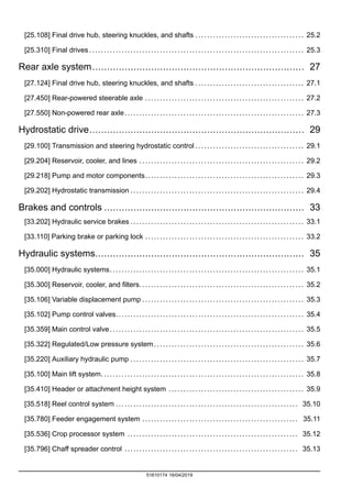 CASE IH AXIAL-FLOW 5150 Tier 4B (final) Combine Service Repair Manual ...