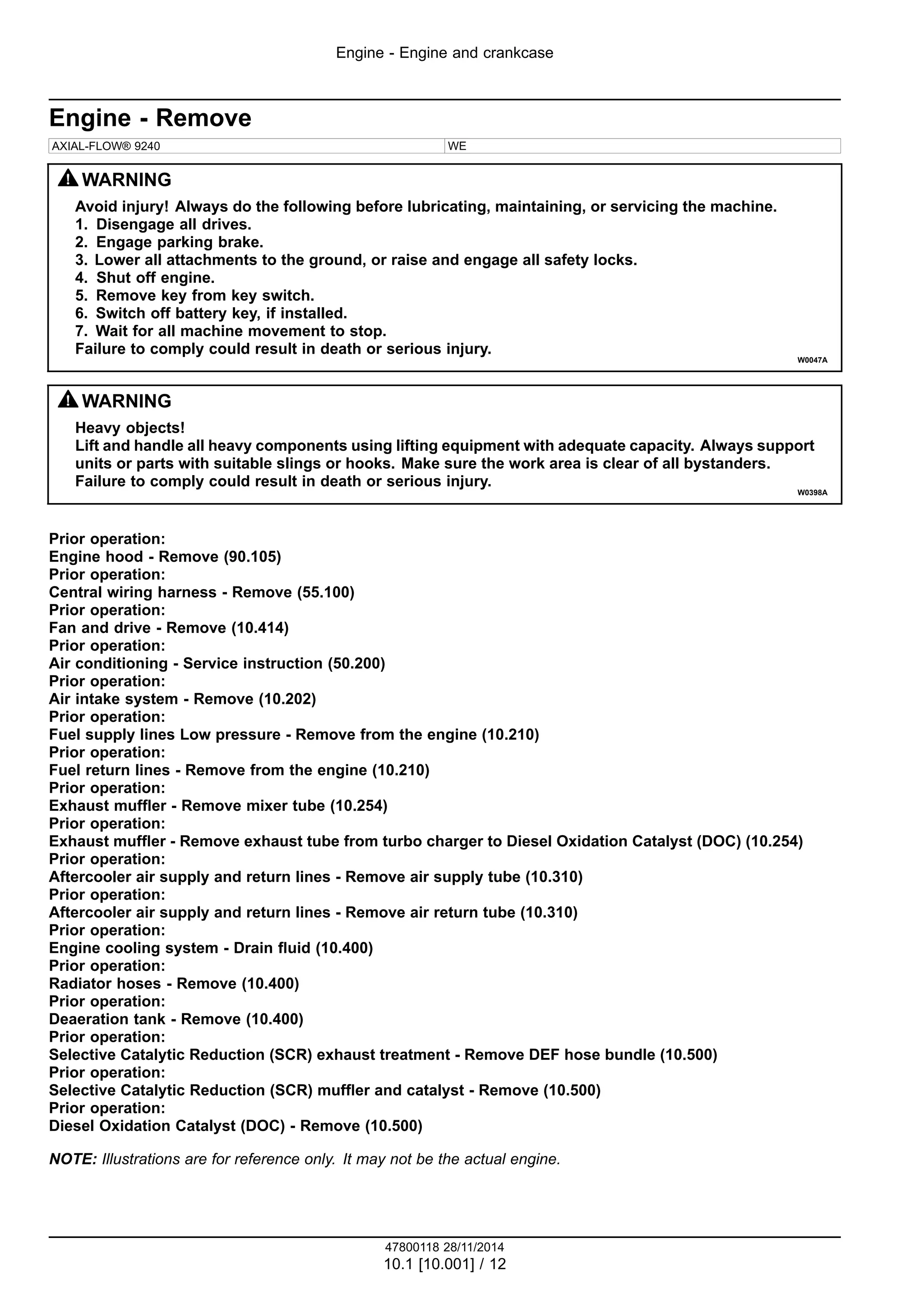Case ih axial flow 8240 tier 4 b (final) combine service repair manual ...