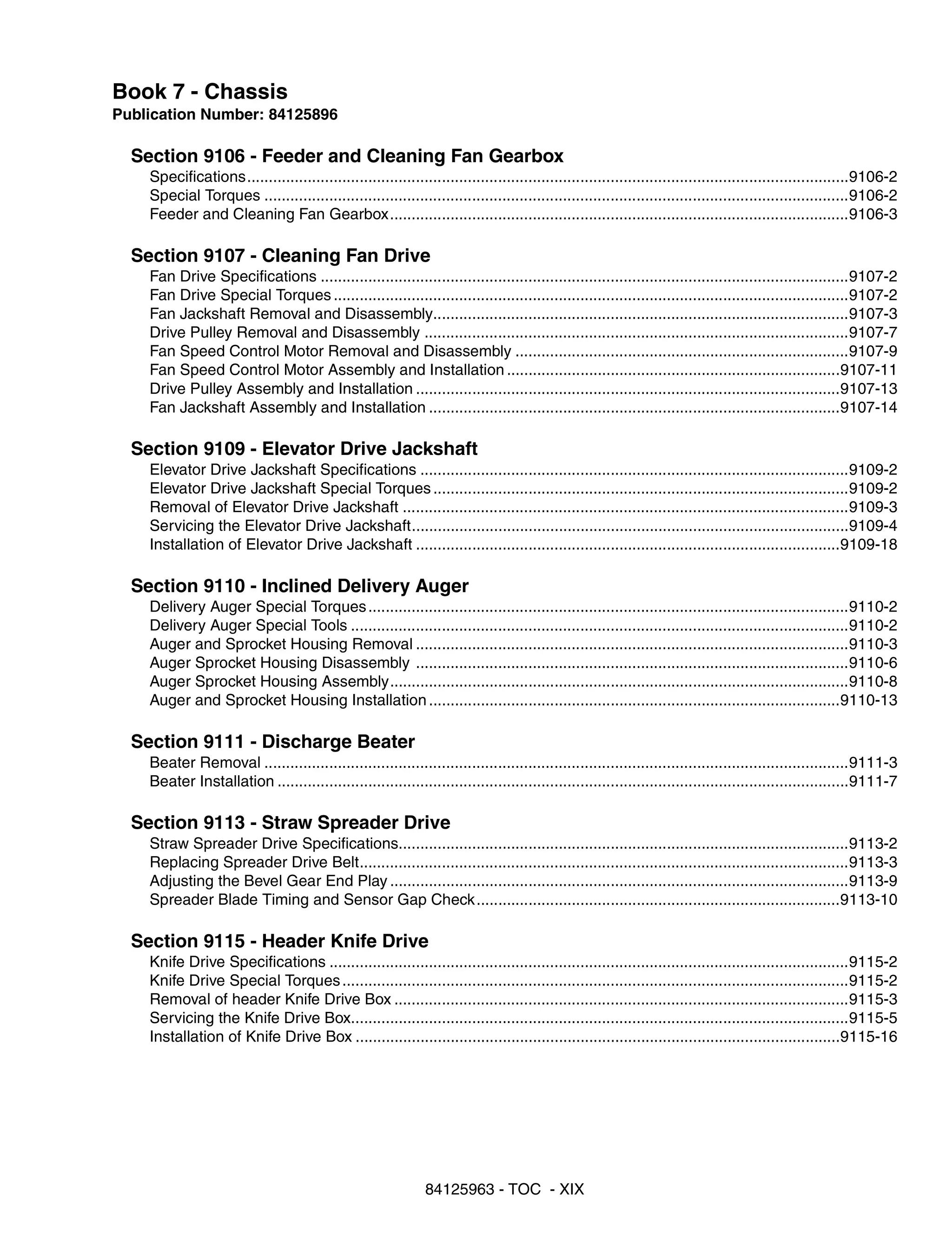 Case ih axial flow 2388 combine service repair manual | PDF