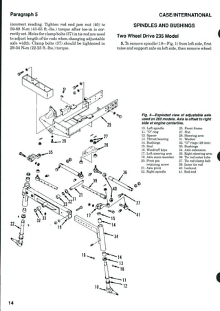 Case ih case international 235 h tractor service repair manual | PDF